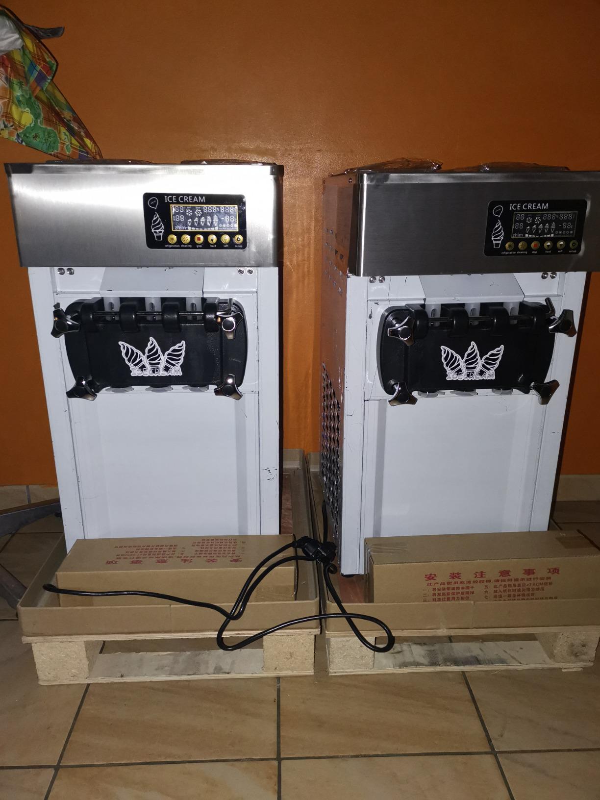 VEVOR Commercial 3 Flavors Soft Ice Cream Machine Countertop Lcd Panel ...