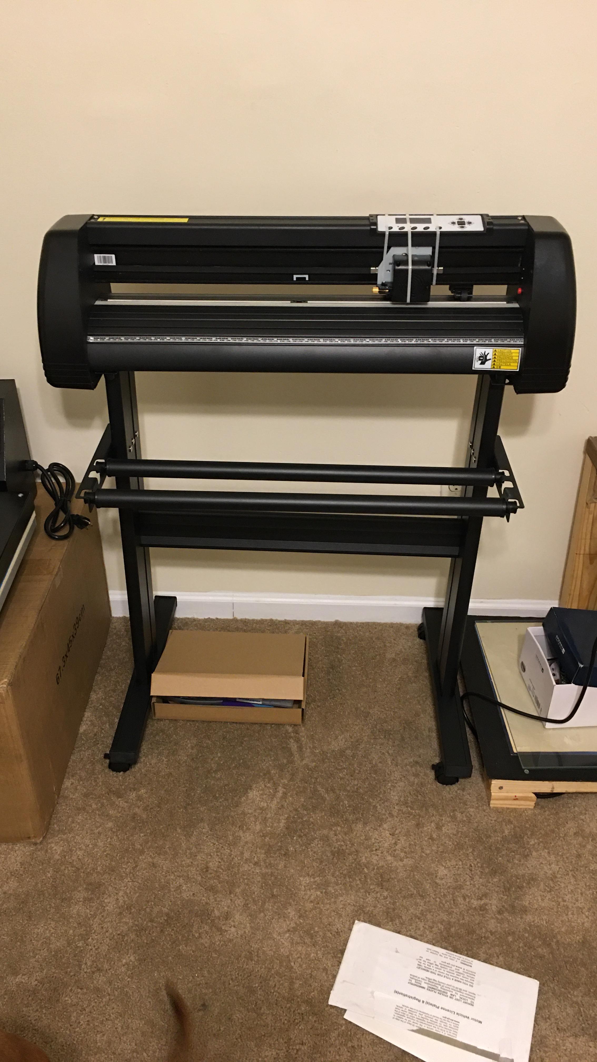 VEVOR Vinyl Cutter Machine, 28in Vinyl Plotter, LCD Display Plotter ...