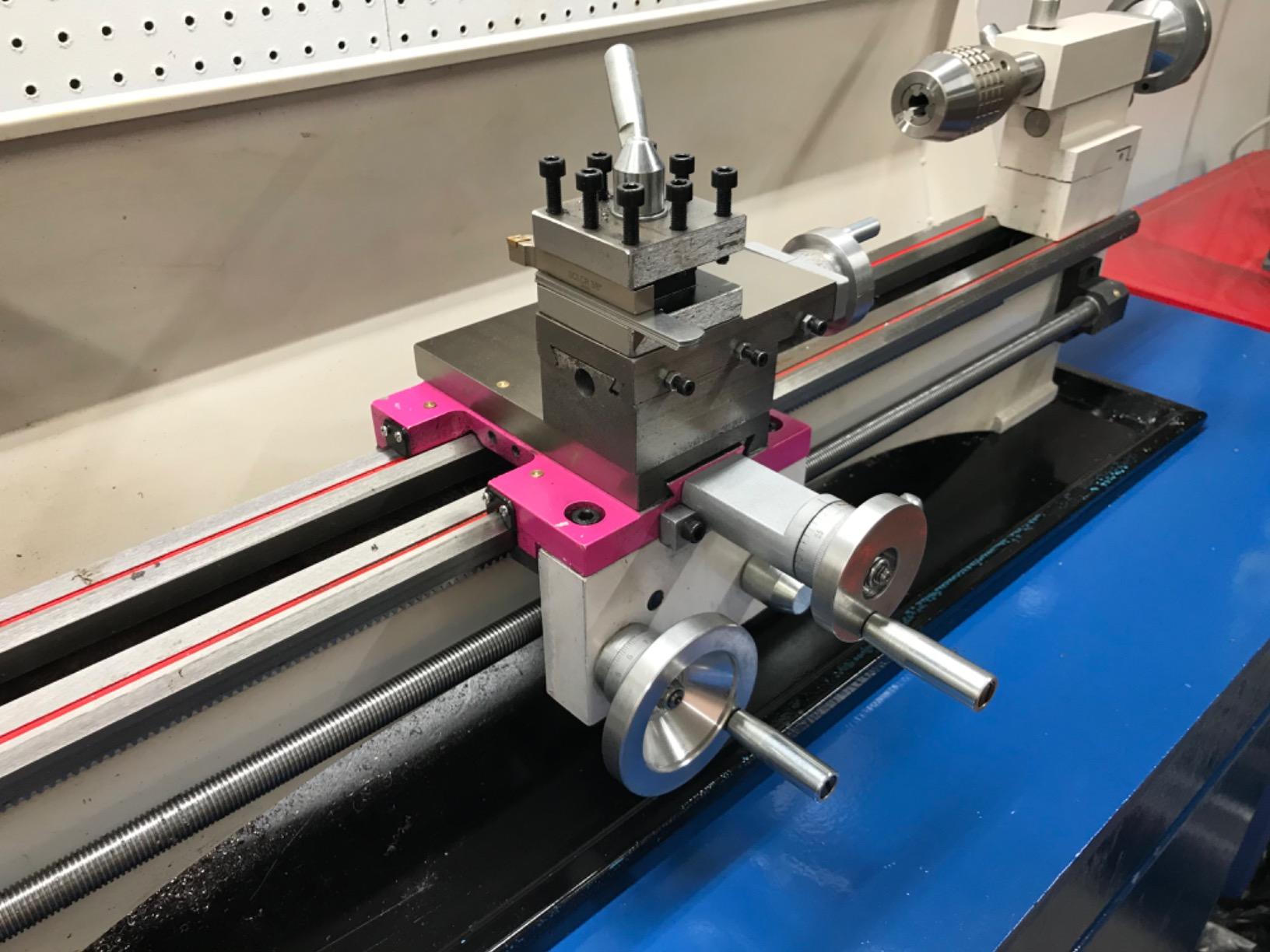 Mini draaibank metaal 220x750mm Mini draaibank voor metaalbewerking ...